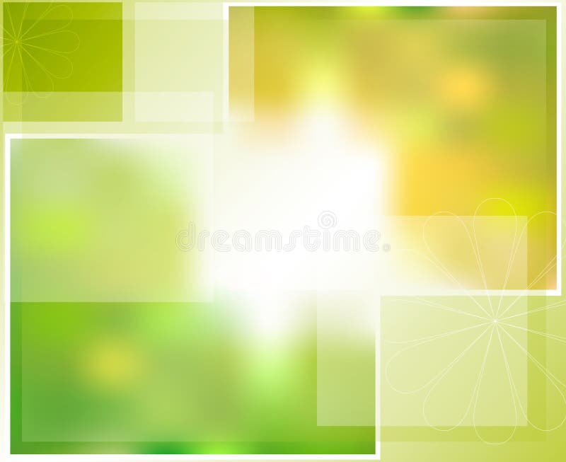 Green Abstract Background for Visual Communication Stock Vector ...