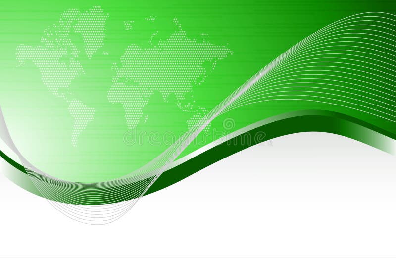 Green Abstract Card Background Illustration Stock Vector - Illustration ...