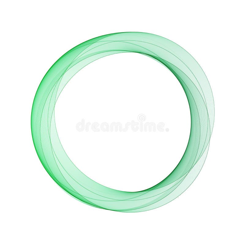 Green Abstract Circle. Vector Illustration. Eps 10 Template for ...