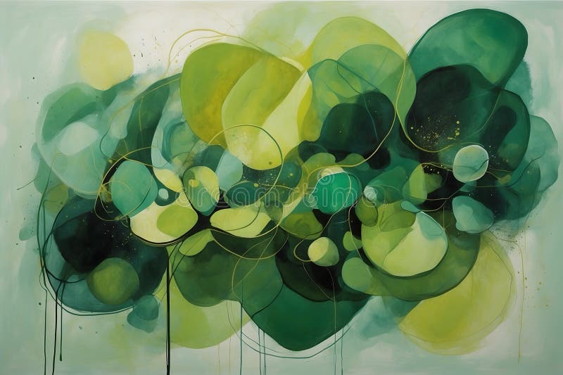 Green abstract creation stock image. Image of fluid - 310752109