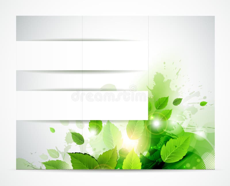 Green Abstract eco stock vector. Illustration of dynamic - 37029952