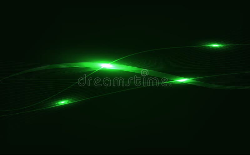 Green Abstract Flash on Background Stock Vector - Illustration of ...