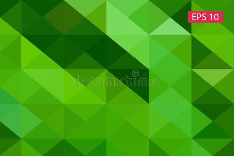 Green Abstract Geometric Background, from Polygons, Triangle Background ...