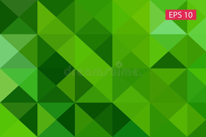 Green Abstract Geometric Background, from Polygons, Triangle Background ...