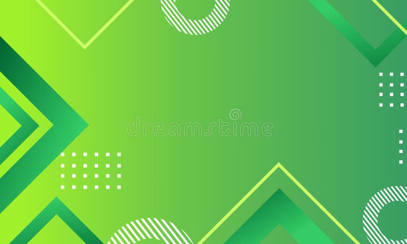 Green Abstract Geometric Background. with a Rectangular Pattern Stock ...
