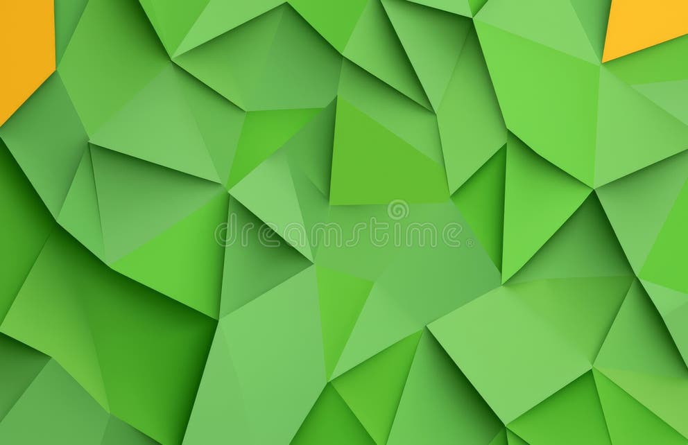 Green Abstract Geometric Triangle Pattern with a Textured Background, in Modern Format. Stock ...