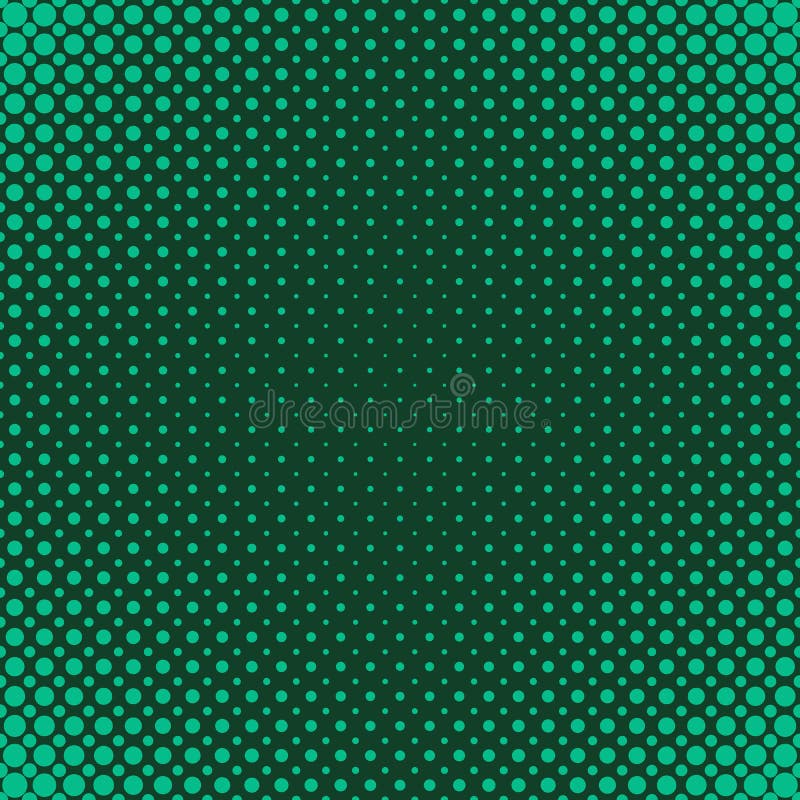 Green Halftone Dot Pattern Flyer Template Background Stock Vector ...