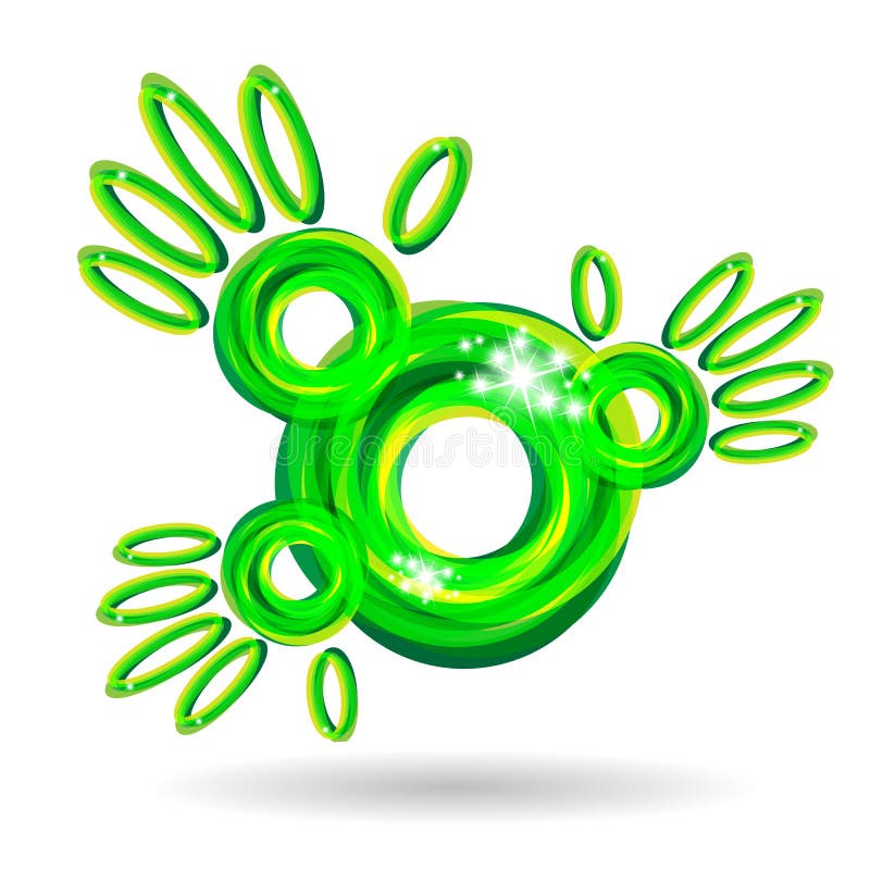 Green hand icon stock vector. Illustration of abstract - 18819073