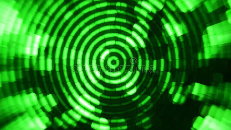 Green Abstract Hexagons Animation with Ripple Effect Background Stock ...