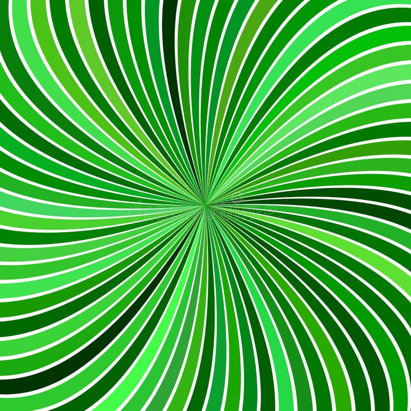 Green Abstract Hypnotic Spiral Burst Stripe Background Stock Vector ...