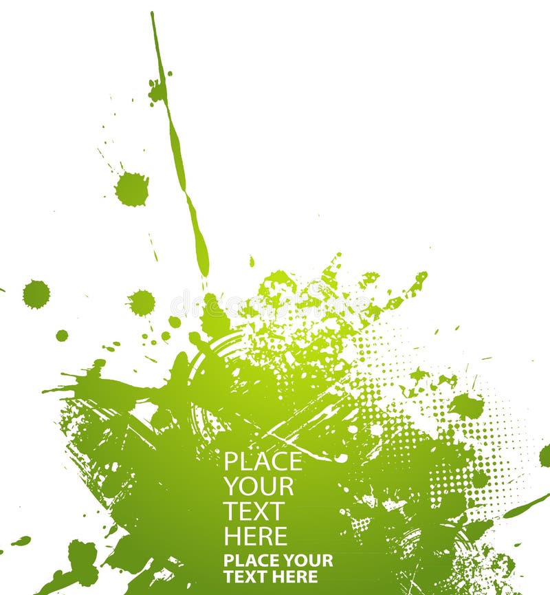 Green Abstract Illustration. Vector Stock Vector - Illustration of ...