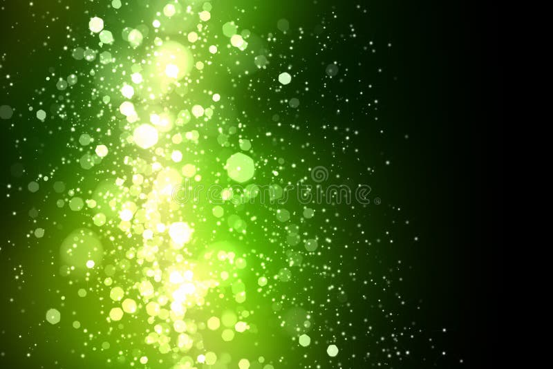 Green Magic Light Abstract Background Stock Vector - Illustration of ...