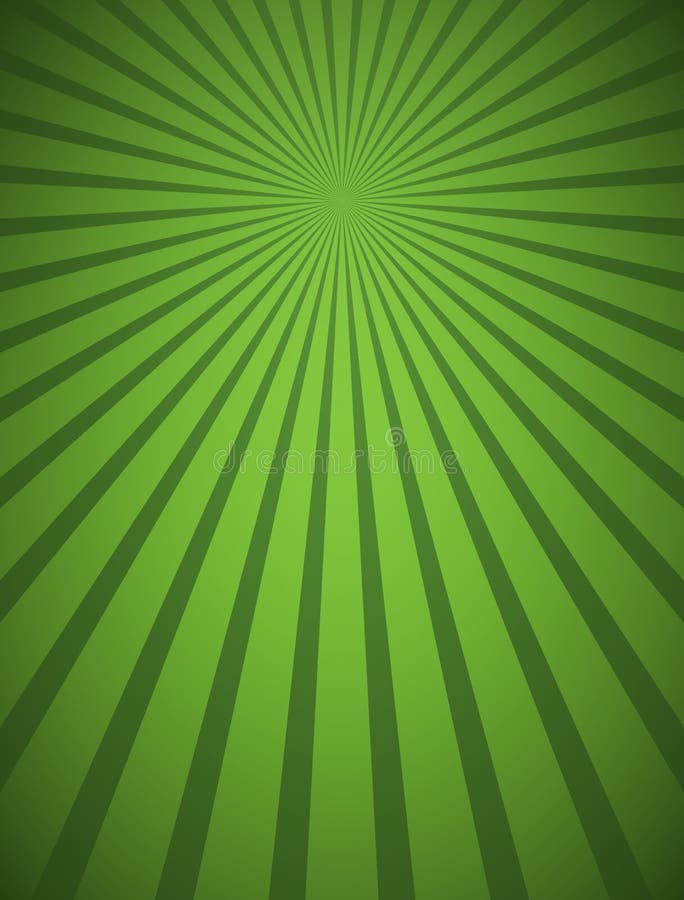 Green Radial Beams and Rays Abstract Lines Background Stock Vector ...