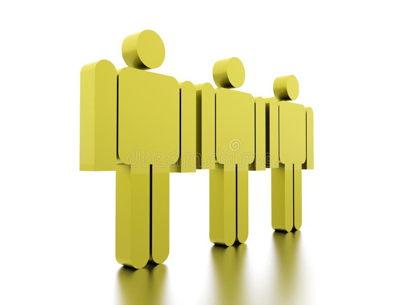 Green Abstract Man Figure Rendered on White Background Stock ...