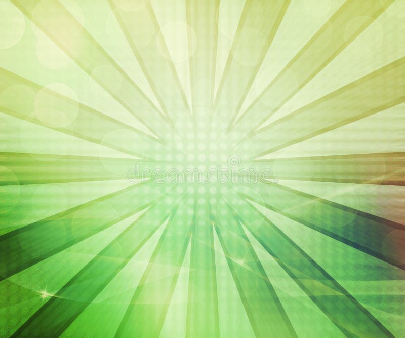 Green Abstract Rays Background Stock Illustration - Illustration of ...