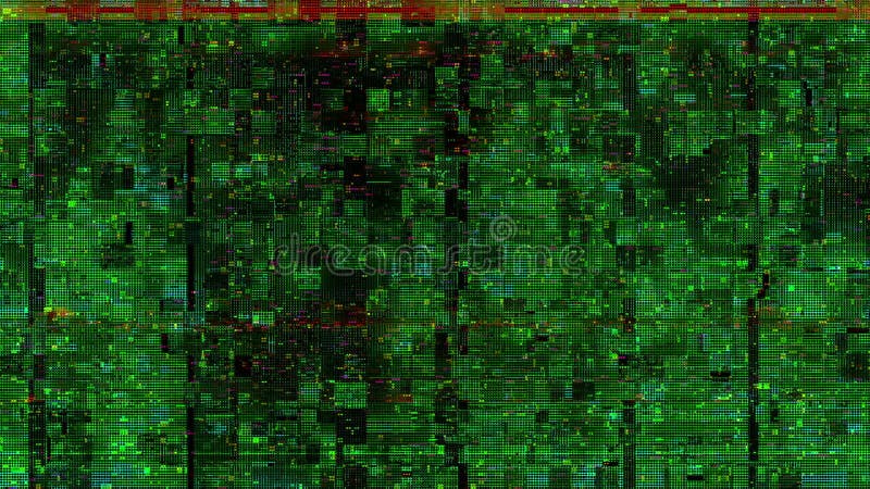Green Abstract Noise Random Motion Background. Futuristic Abstract ...