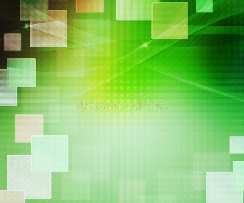 Green Abstract Squares Background Stock Illustration - Illustration of ...