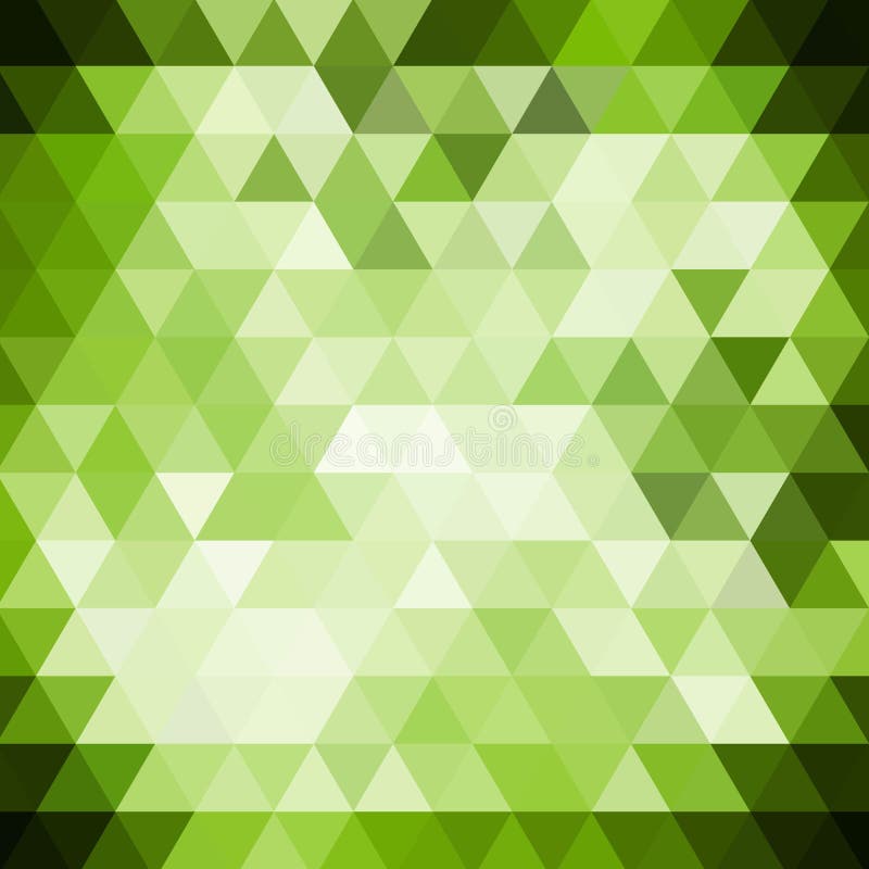 Green Abstract Vector Background. Triangle Pattern. Eps 10 Stock ...