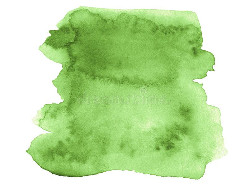 Green Abstract Watercolor Stains. Watercolor Background Stock ...