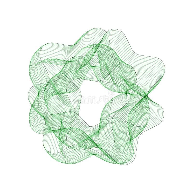 Green Abstract Wave Pattern. Vector Design Element. Eps 10 Stock ...
