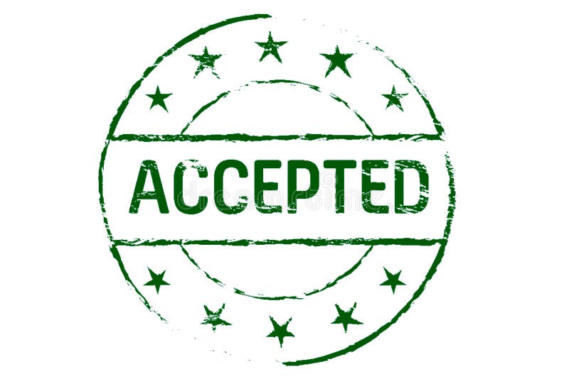 Green accepted symbols - stock vector. Illustration of approved - 21185966