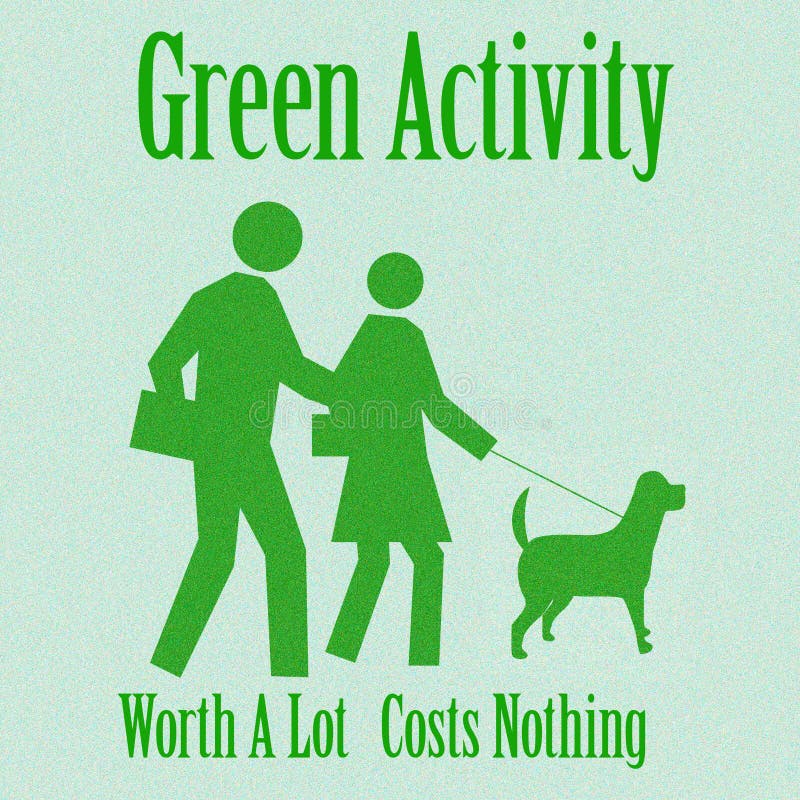 Green activity stock illustration. Illustration of save - 17409881