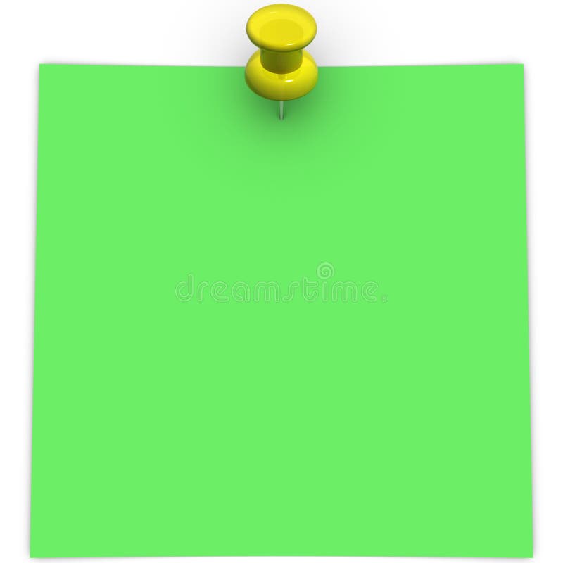 Green Sticky Note Clip Art