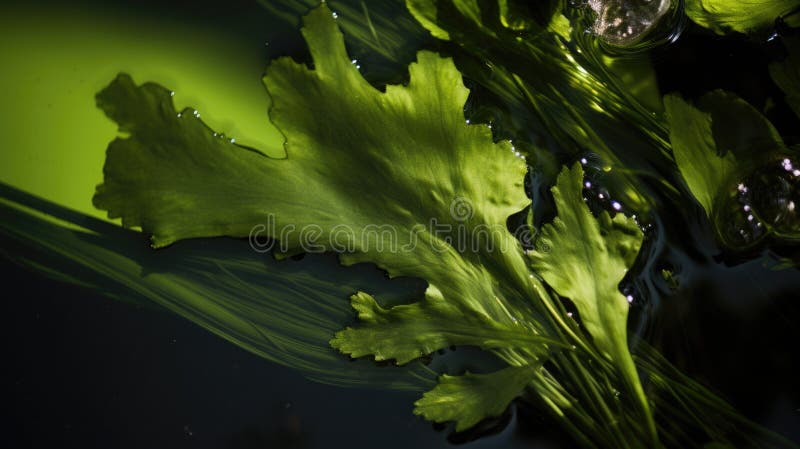 Green Algae Chlorophyta Seaweed Stock Photo - Image of natural, seaweed ...