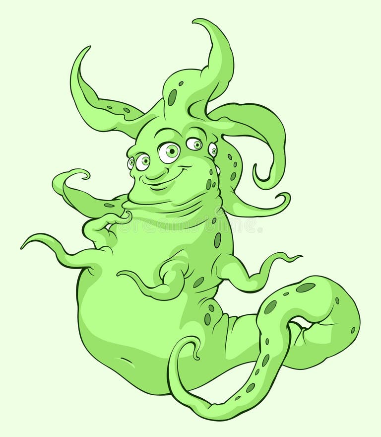 Green Strange Looking Alien Stock Illustrations – 58 Green Strange ...