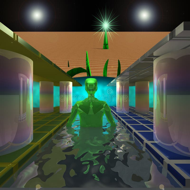 Aliens Swimming Stock Illustrations – 50 Aliens Swimming Stock ...