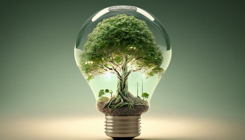 Green Alternative Energy. UI and UX Design Stock Illustration ...