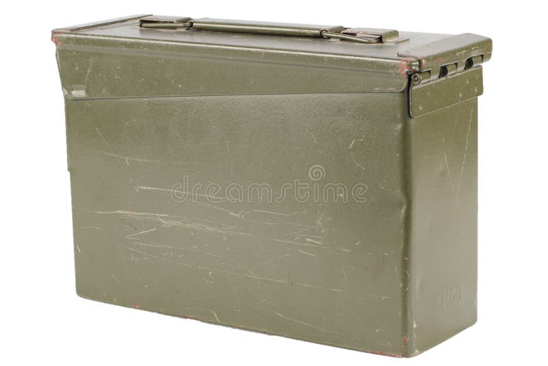 Green Ammo Box stock photo. Image of metal, object, cartridge - 122449856