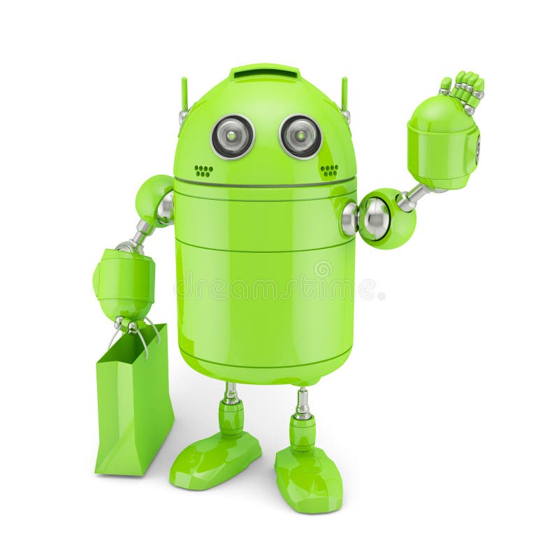 Android Character with Skateboard Editorial Stock Photo - Illustration ...