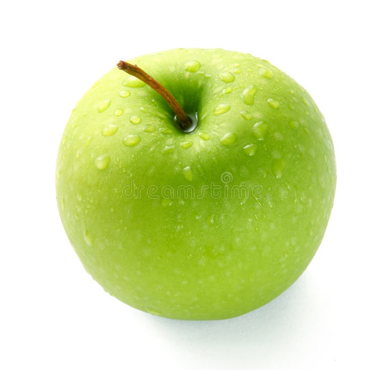 Green apple stock photo. Image of vitamin, green, round - 13158422