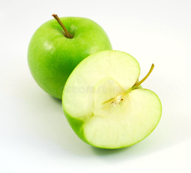 Green apple stock image. Image of ingredient, food, refreshment - 16834373