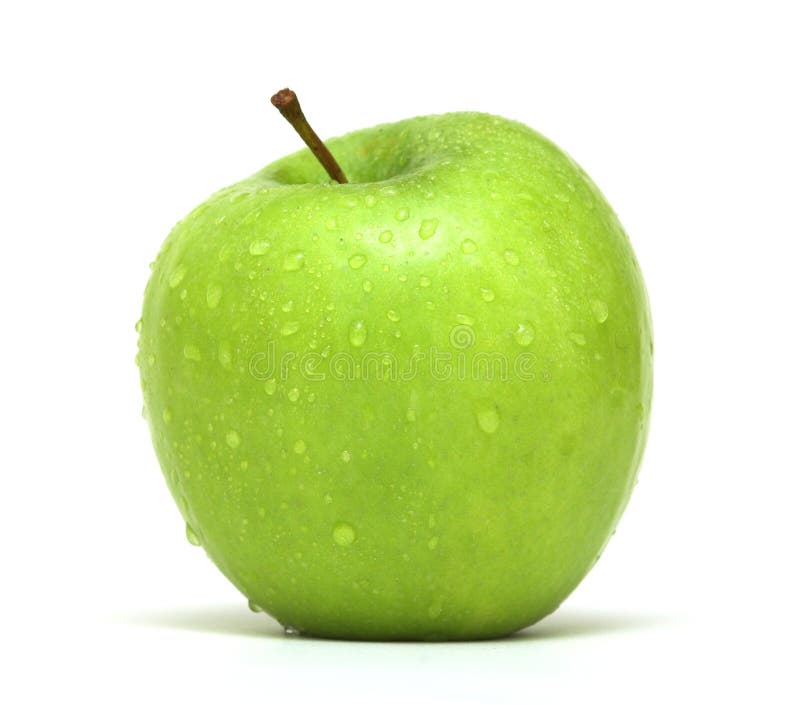 Green Apple stock image. Image of circle, eating, smith - 23275269