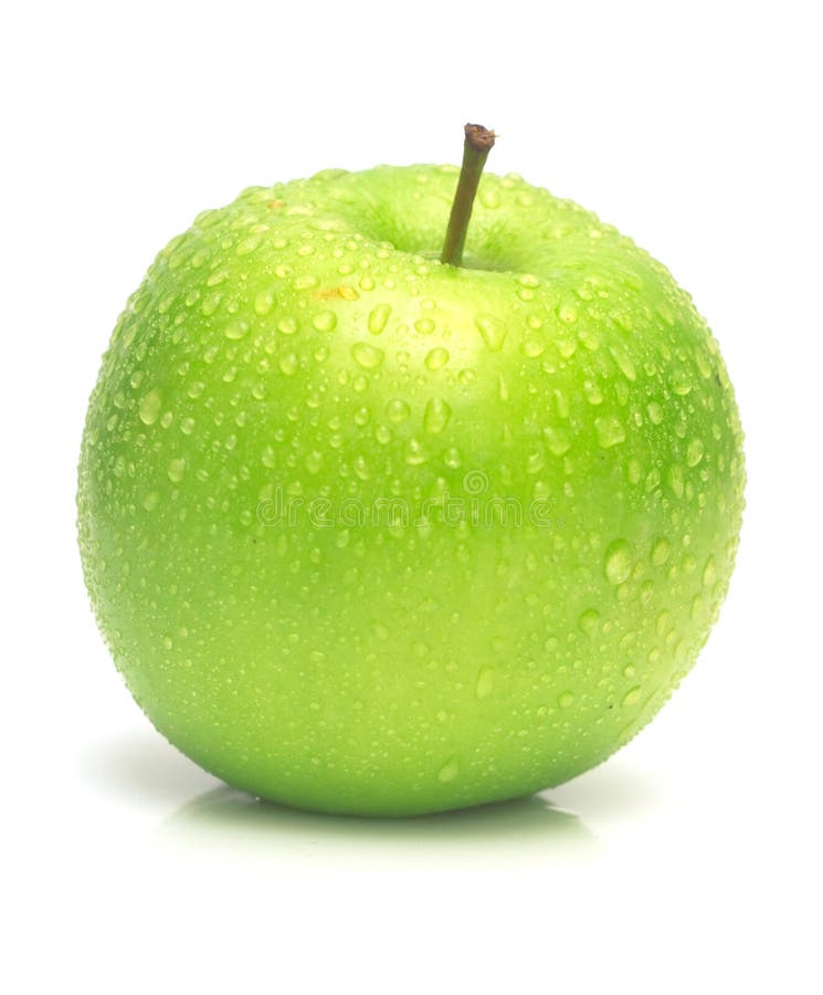 Green apple 2 stock image. Image of apple, sweet, object - 5405791