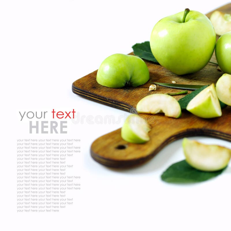 Green apple stock image. Image of white, isolated, apple - 20410111