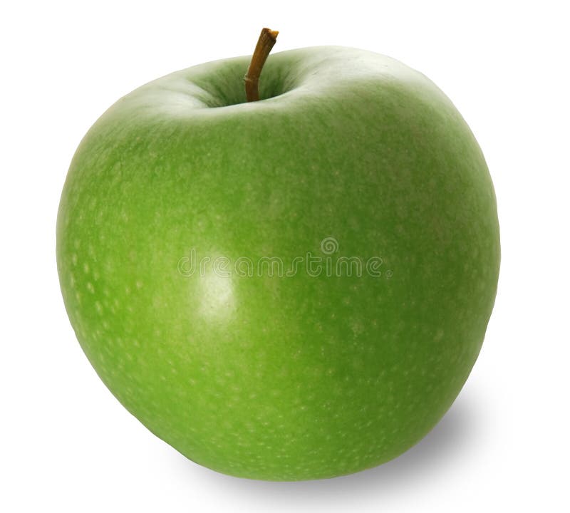 Green apple stock photo. Image of droplets, apple, diet - 6375524