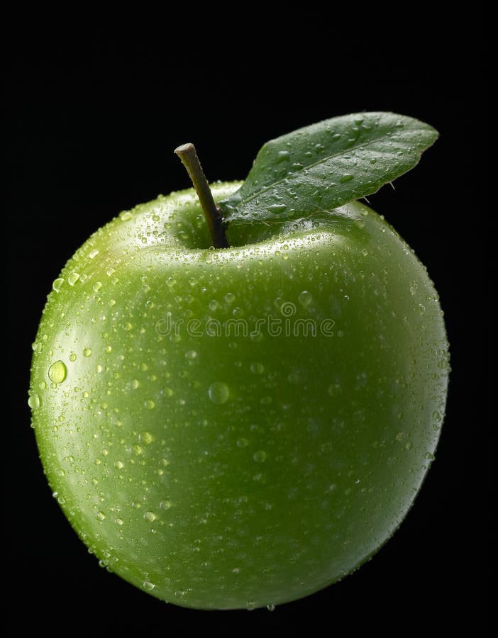 Green apple stock photo. Image of oily, waterproof, fresh - 5303800
