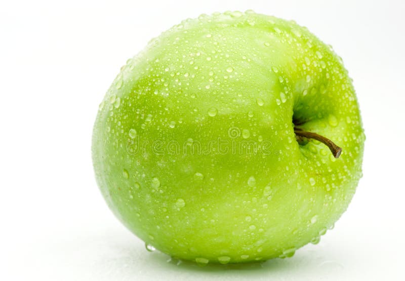 Green apple stock image. Image of sweet, white, apple - 6153269