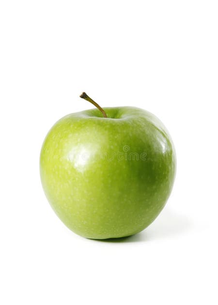 Green apple stock image. Image of snack, food, diet, stem - 6375499