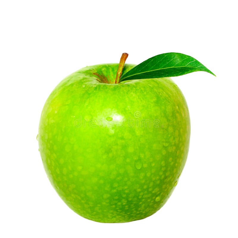 Green apple stock image. Image of macro, taste, detail - 297425