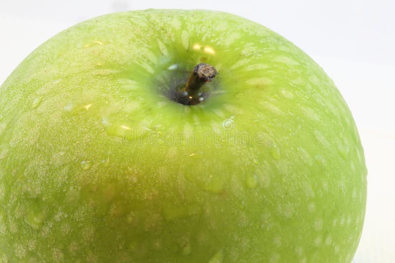 Green Apple stock photo. Image of stem, healthy, apple - 53728002