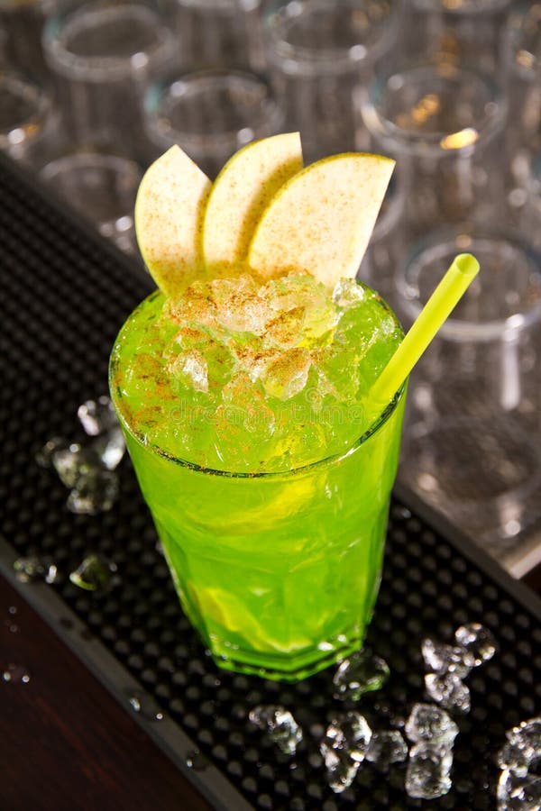 Green apple stock photo. Image of liquor, juice, beverage - 36138994