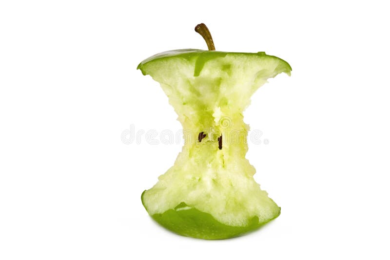 Apple Core stock image. Image of green, beauty, nutrient - 35210639