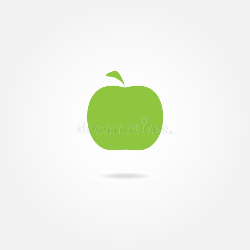 Green Apple Icon. Apple Logo. Vector Illustration. Stock Vector ...