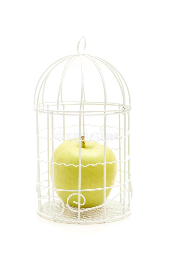 Apple Inside a Closed Crystal Cup Stock Photo - Image of healthy, apple ...