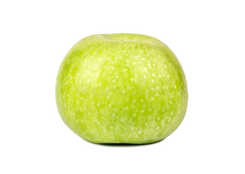 Green apple isolate stock image. Image of organic, delicious - 151430035
