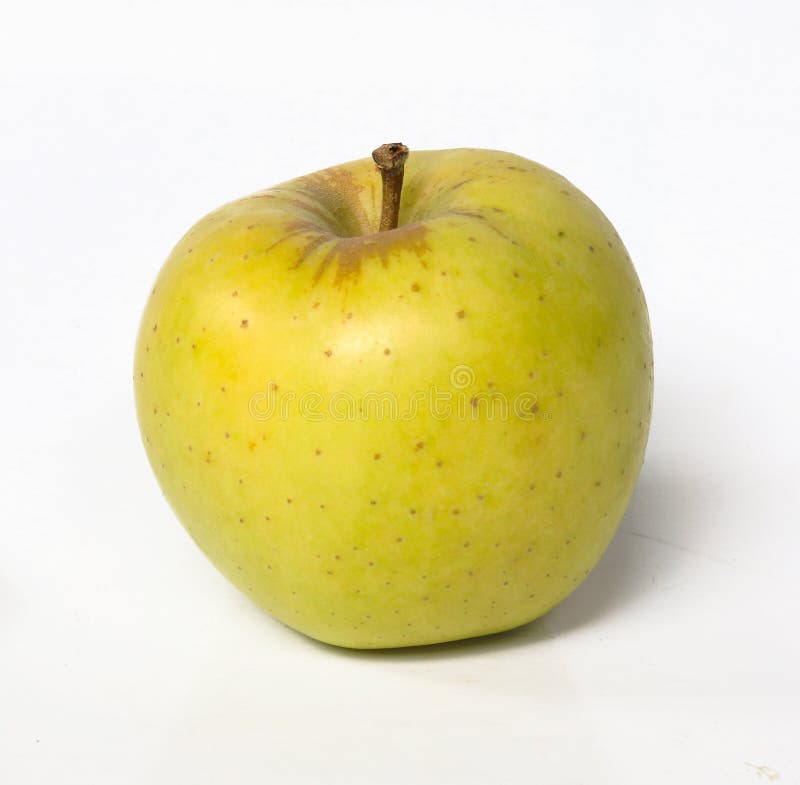 Green Apple Isolated on White Background. Healthy Apple Fruit on White ...